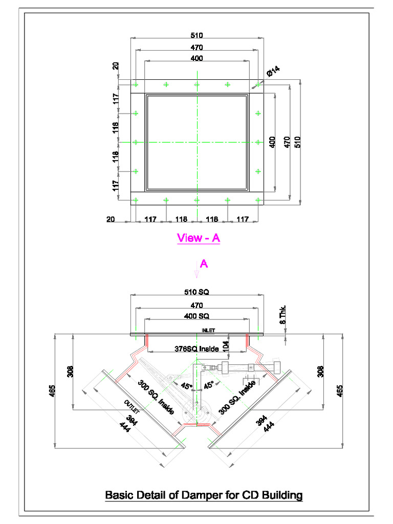 Sketch Detail for CD Building Damper_R1 | PDF