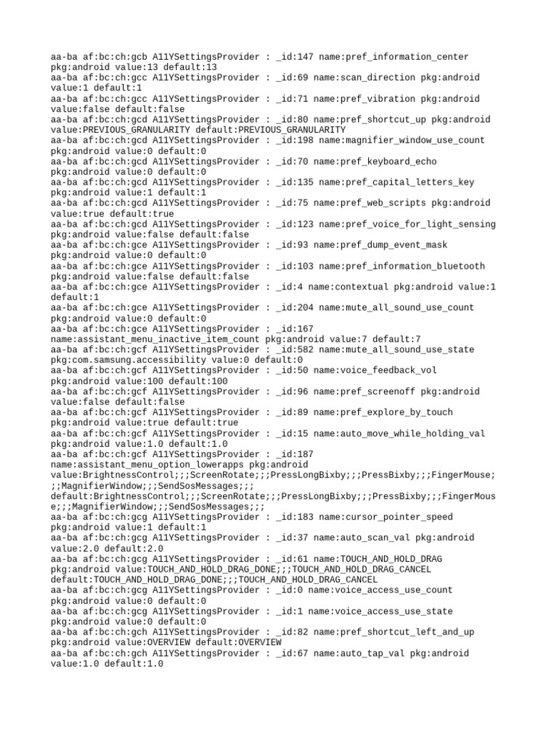 Android Accessibility Settings | PDF | Android (Operating System) | Information Appliances