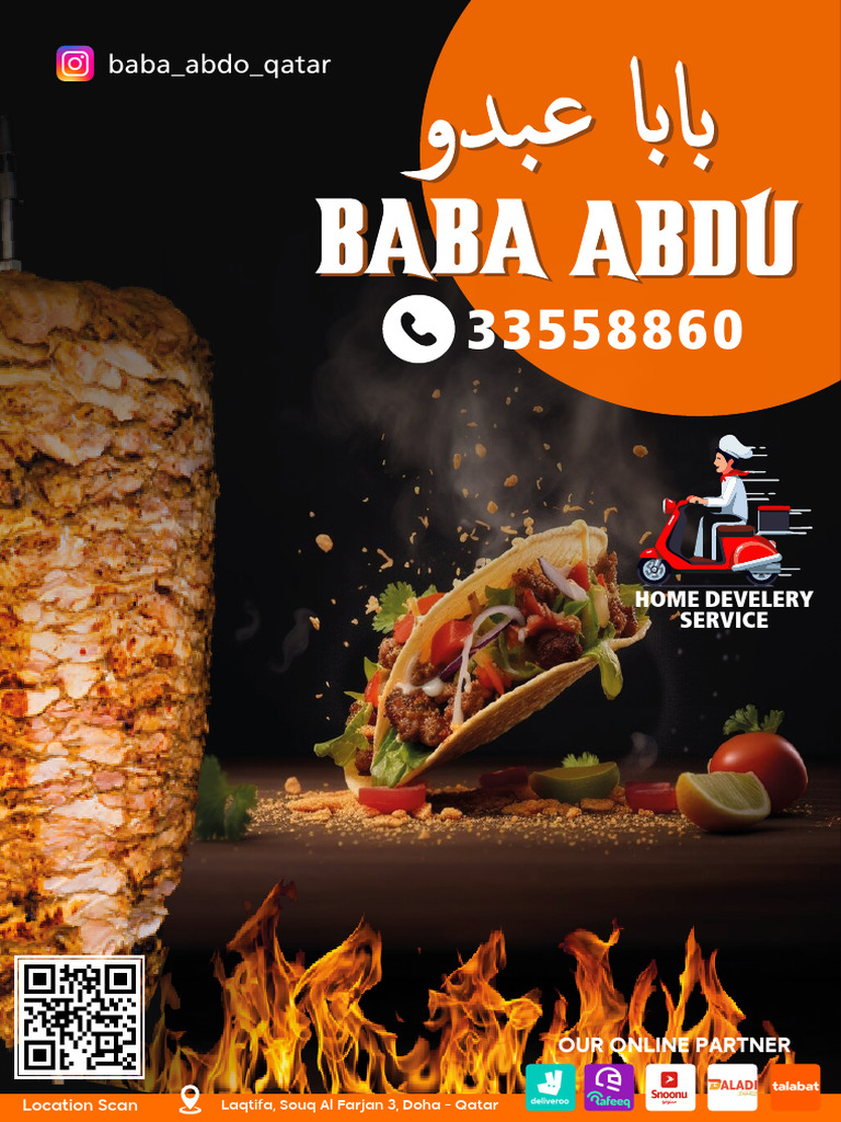 Baba Abdu MENU Final Design | PDF | Foods | Cuisine