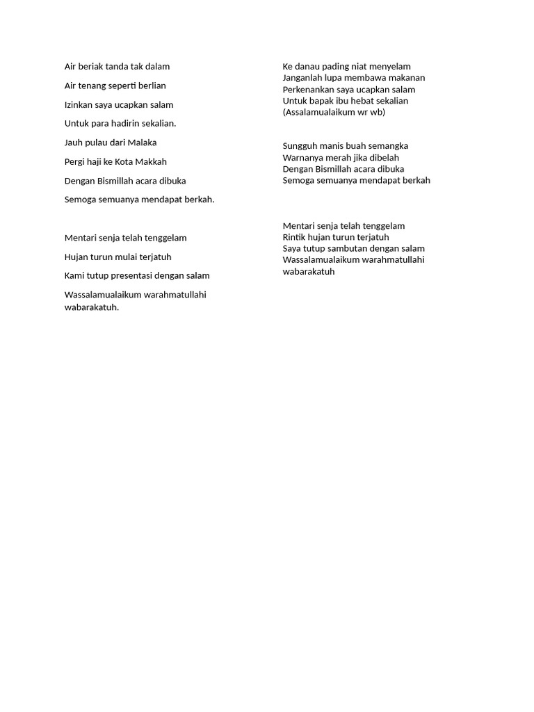 Air Beriak Tanda Tak Dalam | PDF