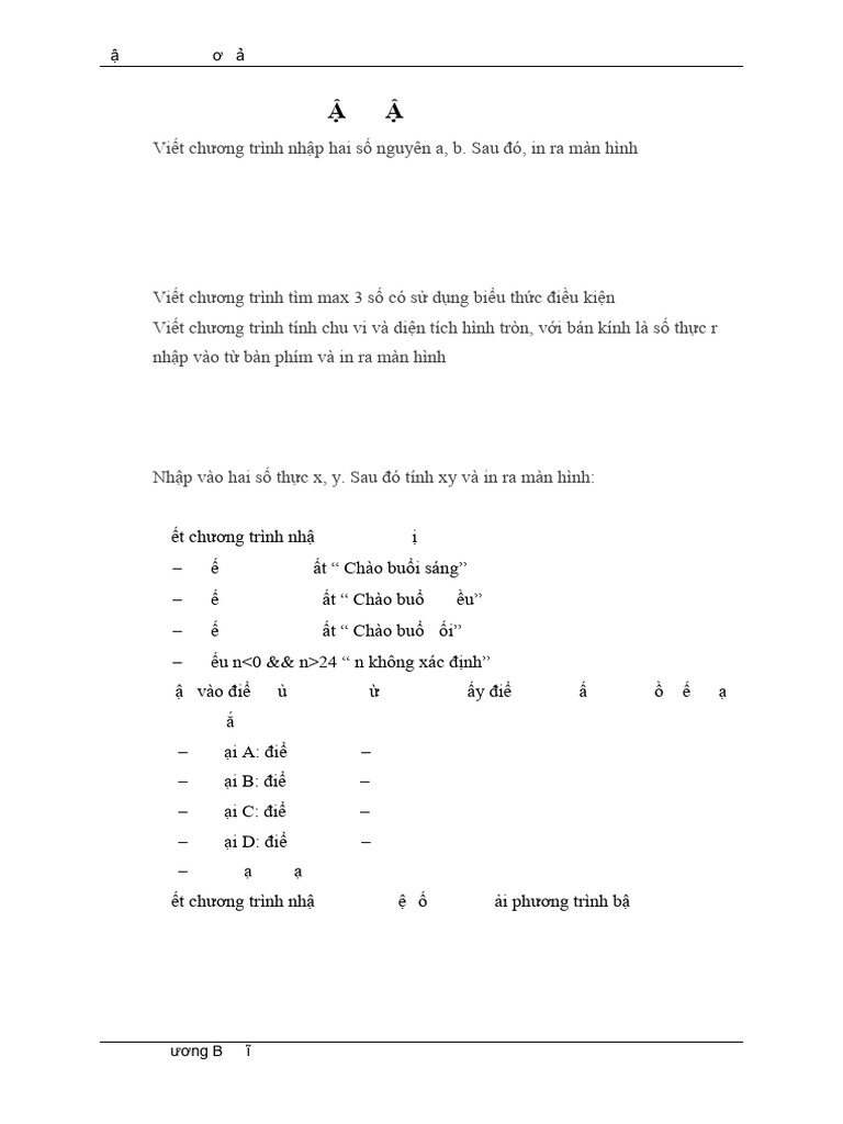 BAI TAP LAP_TRINH_JAVA | PDF