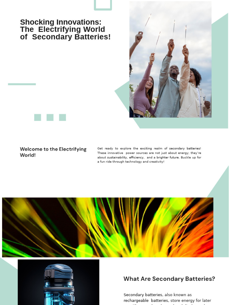 Slidesgo Shocking Innovations The Electrifying World of Secondary ...