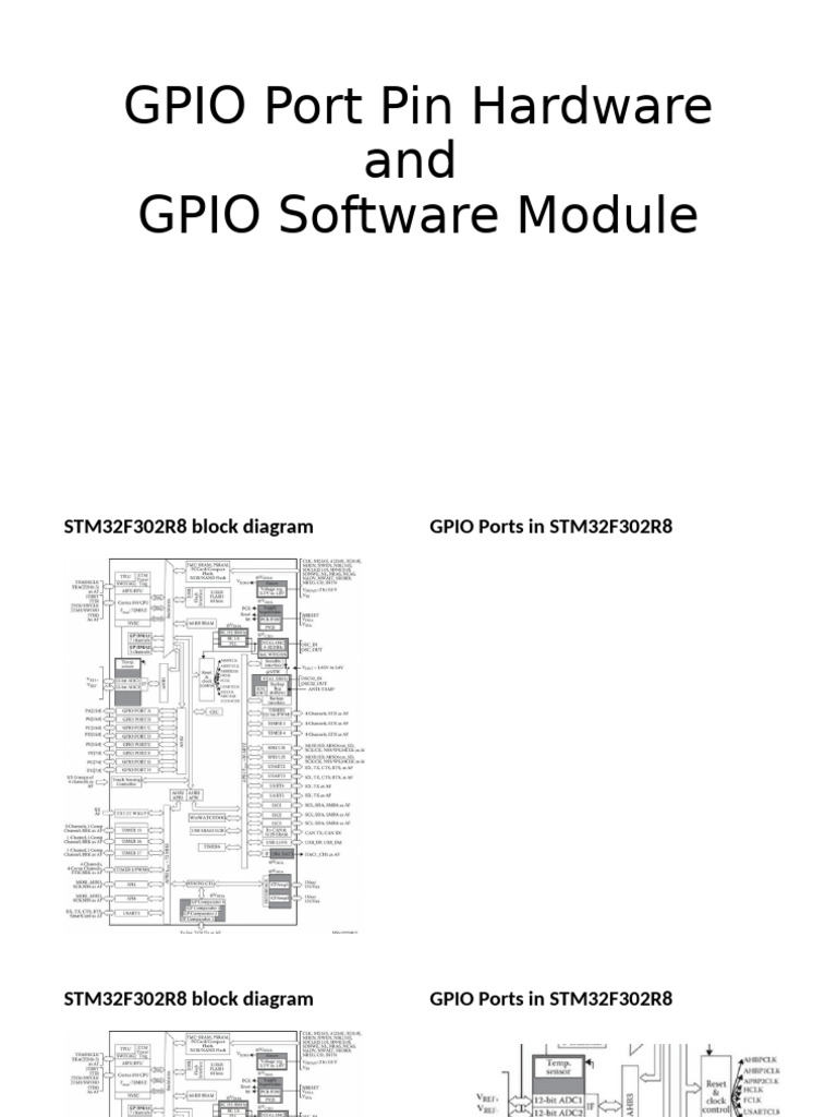 Lecture-13-to-15-STM GPIO Port Pin and HAL_GPIO Module | PDF