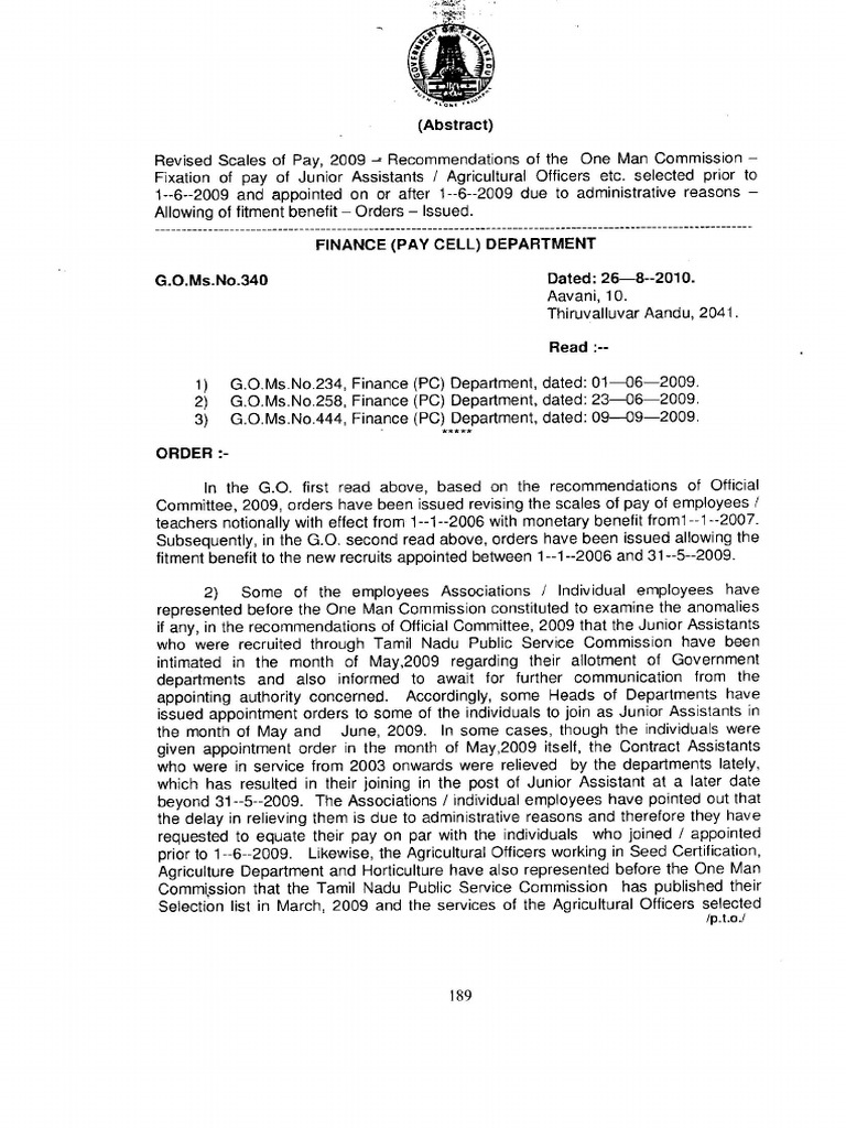 GO No.340,0001 | PDF