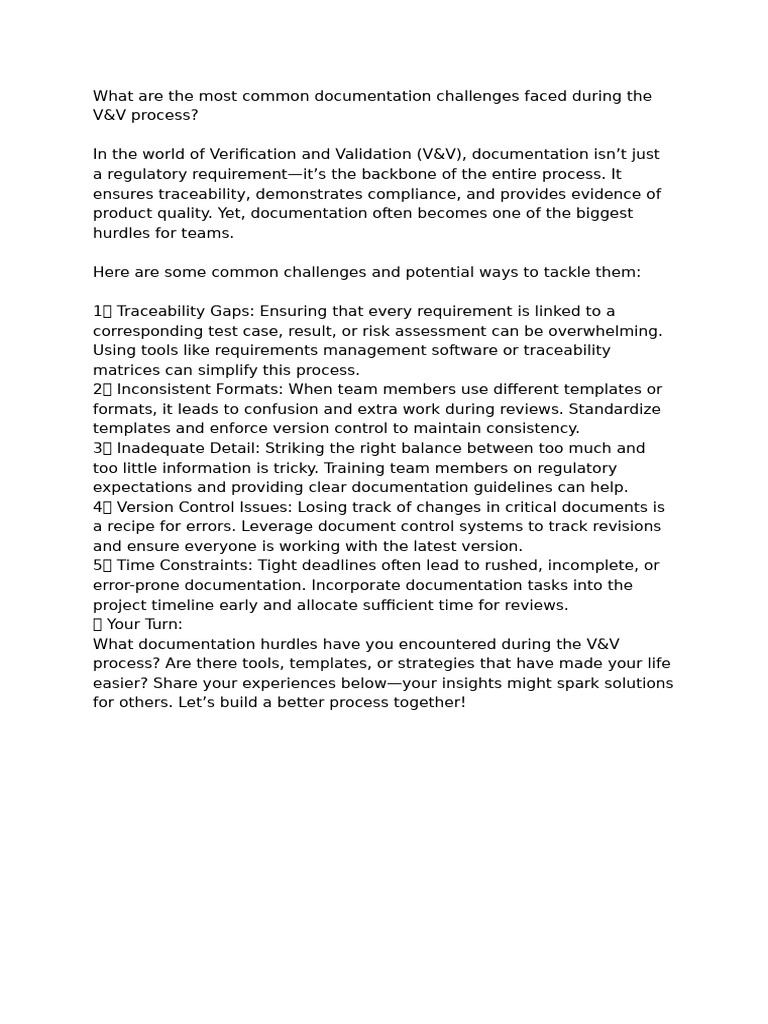 Documentation Challenges | PDF