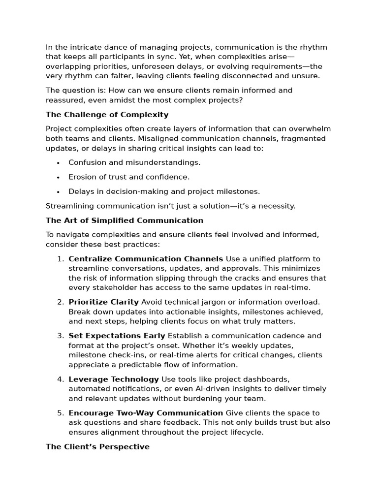 Streamline Communication Channels | PDF | Communication | Human ...