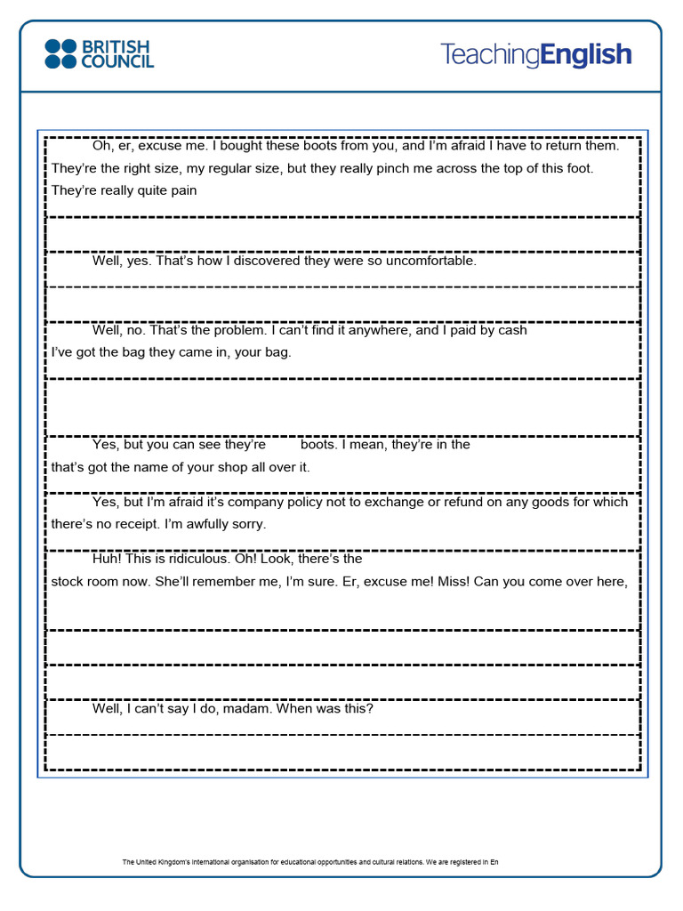 Returning Goods Without a Receipt | PDF