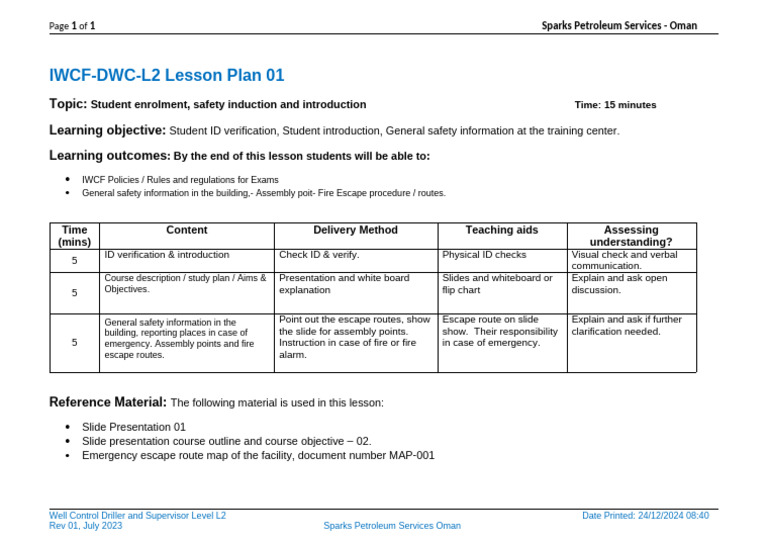 01. L2 - Lesson Plan- 01 | PDF | Lesson Plan | Human Communication