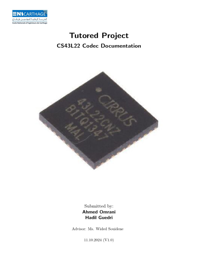 CS43L22 Codec Integration with STM32F4 | PDF | Amplifier | Digital To ...
