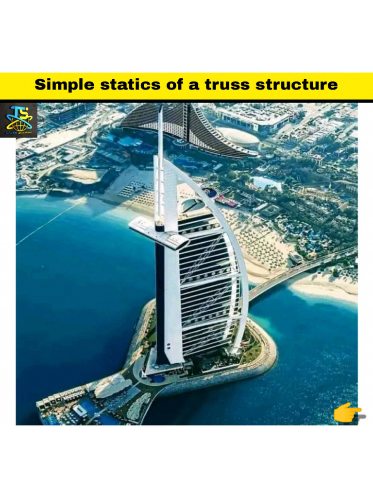 Simple Statics of A Truss Structure | PDF