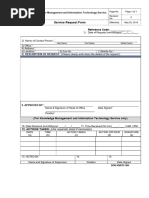 IT Service Request Form Template | PDF | Telecommunications | Communication