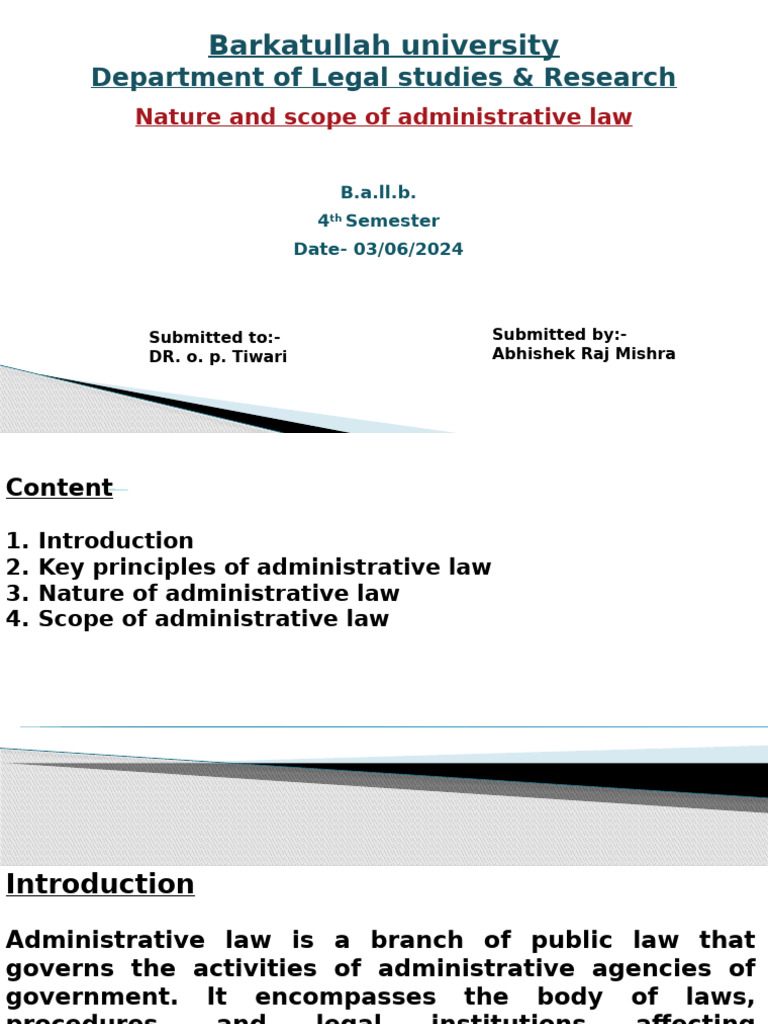 Administrative Law | PDF | Administrative Law | Rulemaking