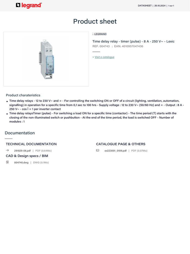 004743-ProductSheet | PDF