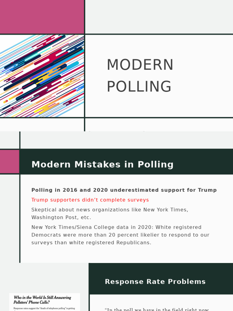 Polling Mistakes: 2016 & 2020 Insights | PDF | Opinion Poll | Sampling ...