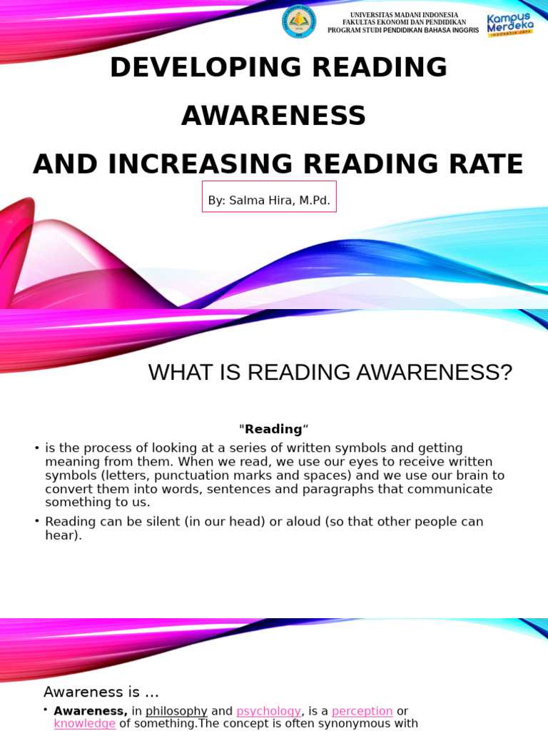Boosting Reading Skills for Students | PDF | Awareness | Reading ...