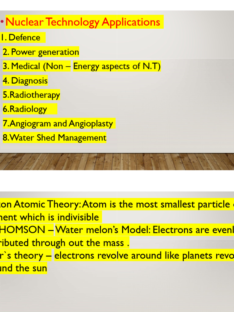 nuclear technology ppt | PDF | Nuclear Reactor | Nuclear Fusion