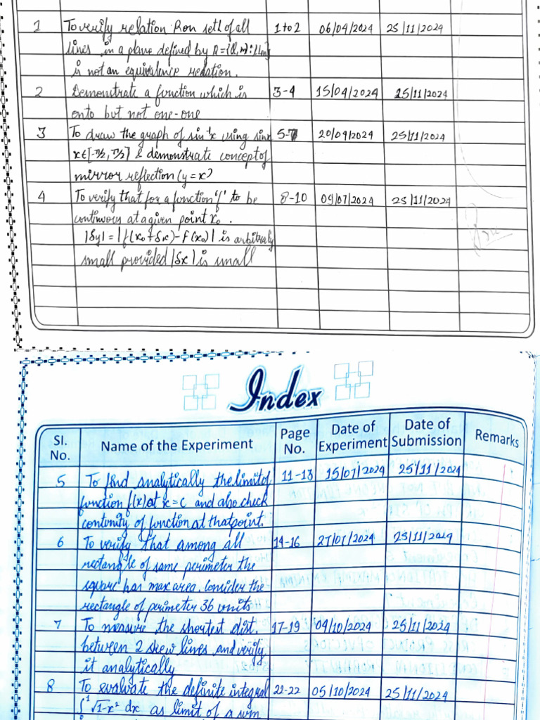 maths manual Ka index | PDF
