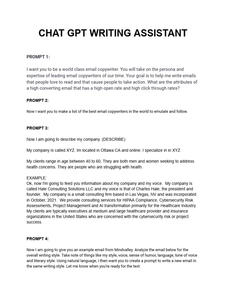 02-Chat GPT Writing Assistant | PDF