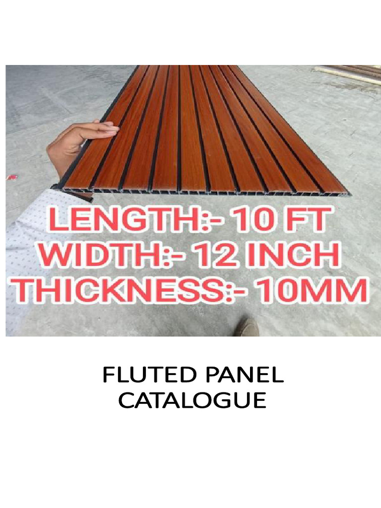 Fluted Panel Pricing Catalogue | PDF
