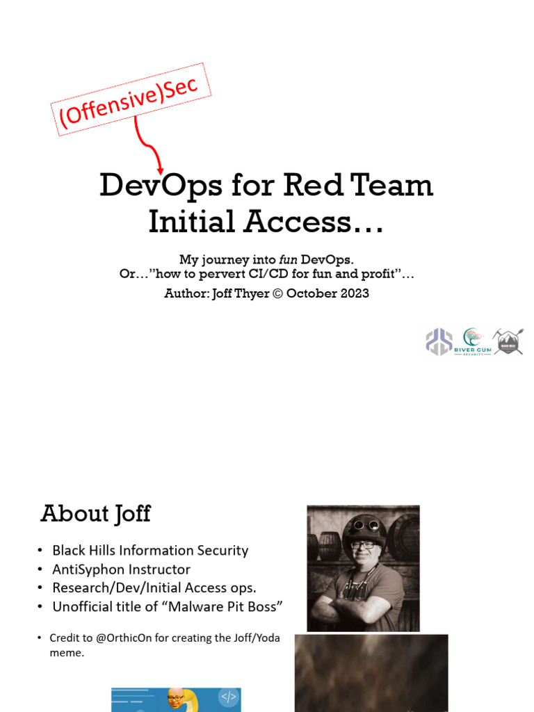 DevOps Tactics for Red Teams | PDF | Malware | Kernel (Operating System)