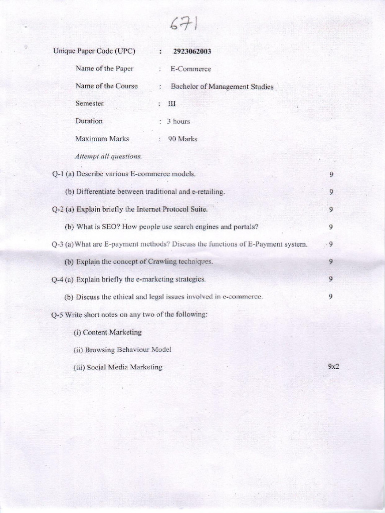 2024 E Commerce | PDF