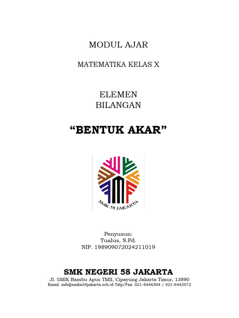 Modul Ajar Supervisi MTK X 2024-2025 | PDF