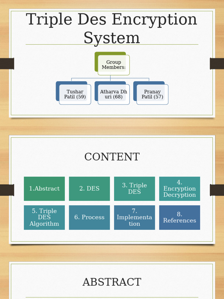 Triple_Des_Encryption_system | PDF | Encryption | Computing