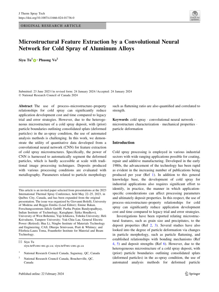 Microstructural Feature Extraction by A Convolutio | PDF | Microstructure | Porosity