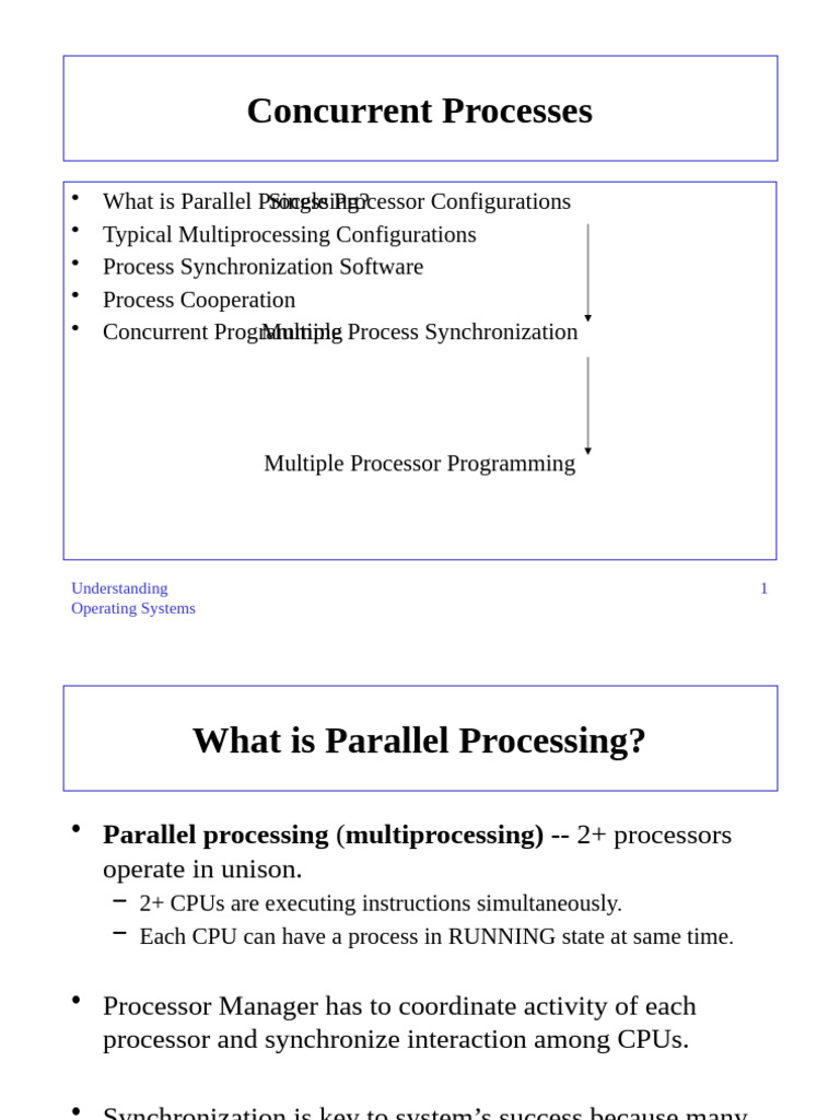Understanding Concurrent Processes in OS | PDF | Process (Computing) | Central Processing Unit