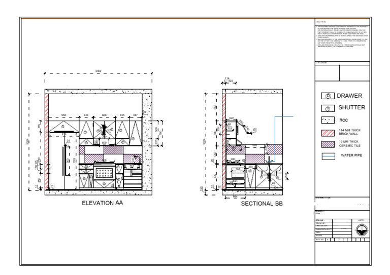 KITCHEN ELEVATION | PDF
