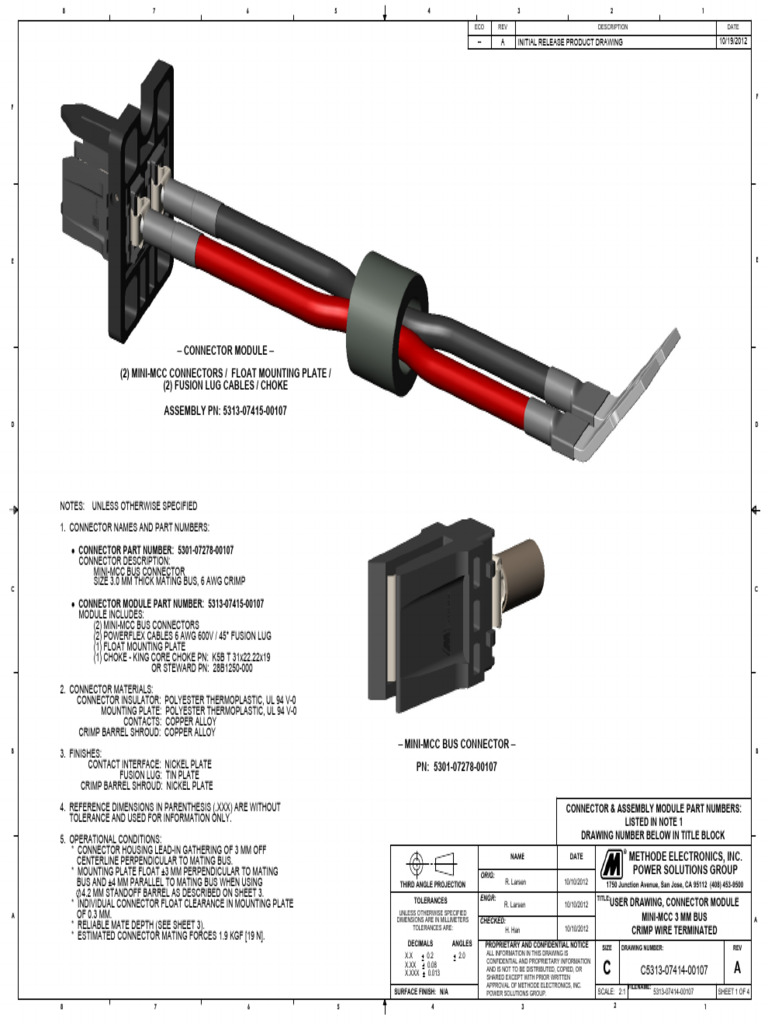Methode - Clip - C5313 07414 00107 RevA | PDF | Electrical Connector ...