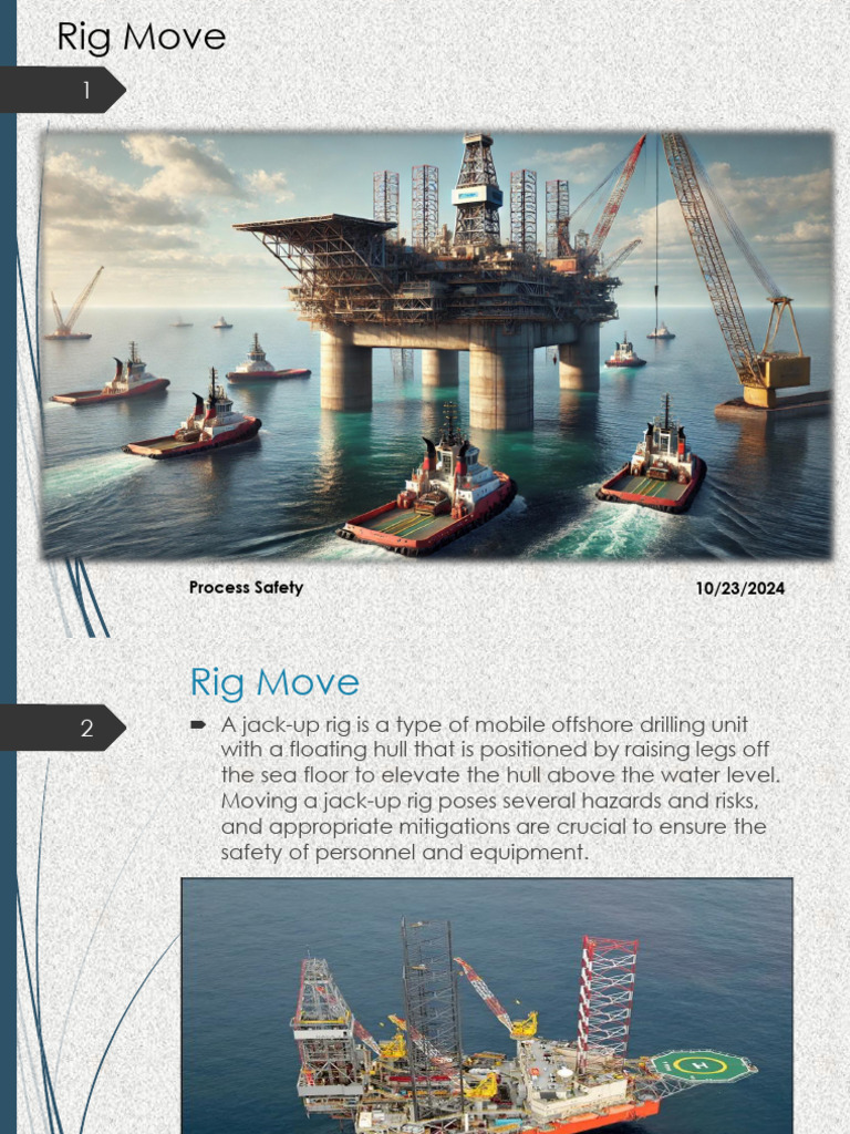 Rig Moving Jack Up | PDF | Fatigue (Material) | Oil Spill