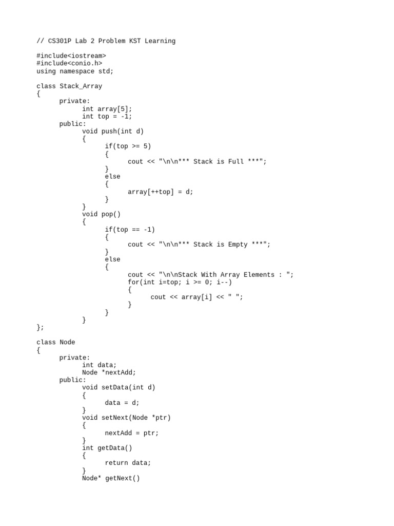 CS301P Lab 2 Solution | PDF | Computer Programming | Software Development