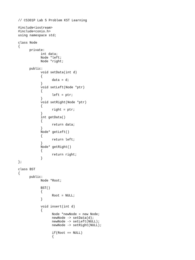 Cs301p Lab 5 Solution Pdf Algorithms And Data Structures Computer Programming 5835
