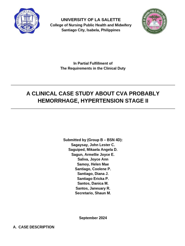 Cva Simc | PDF | Central Nervous System | Nervous System