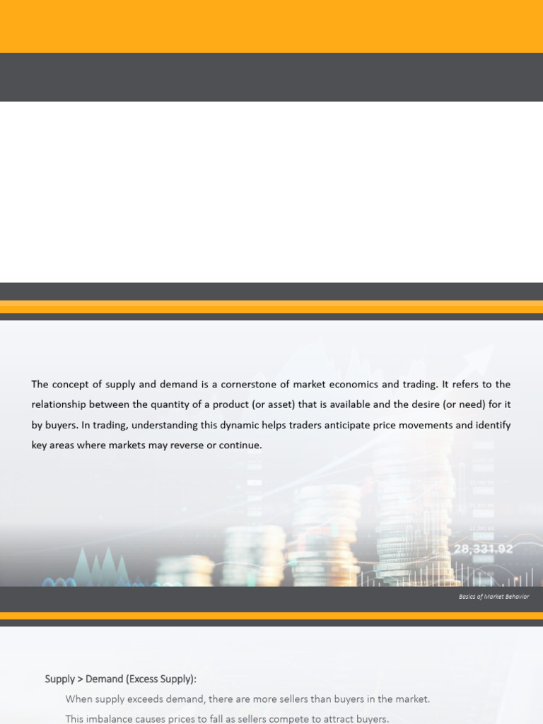Understanding Supply and Demand in Trading | PDF | Market Maker ...
