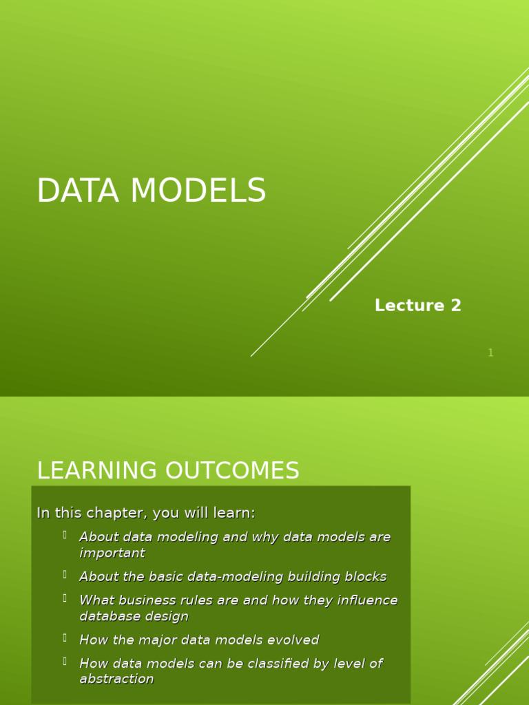 LEC02 DataModels | PDF | Databases | Conceptual Model