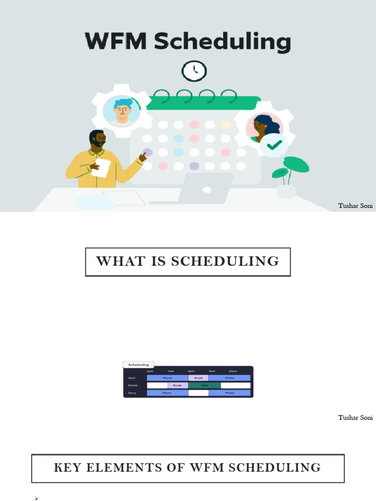 Scheduling Notes | PDF | Call Centre | Employment
