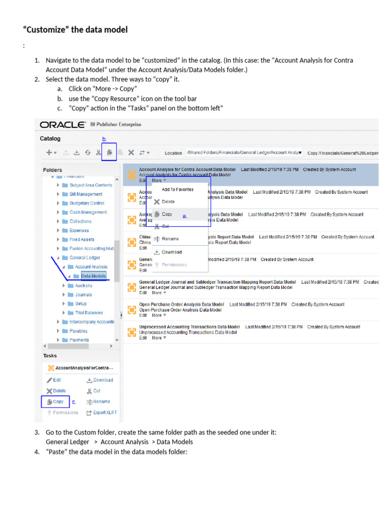How to Customize a Data Model | PDF