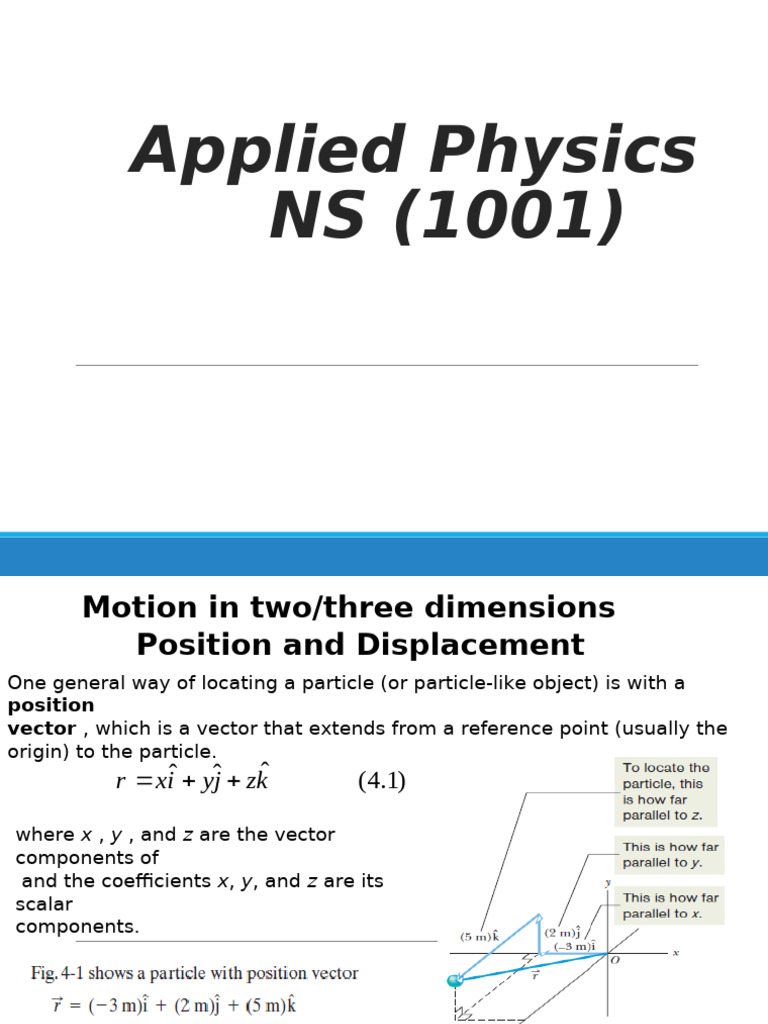 Motion in 2D | PDF | Acceleration | Force