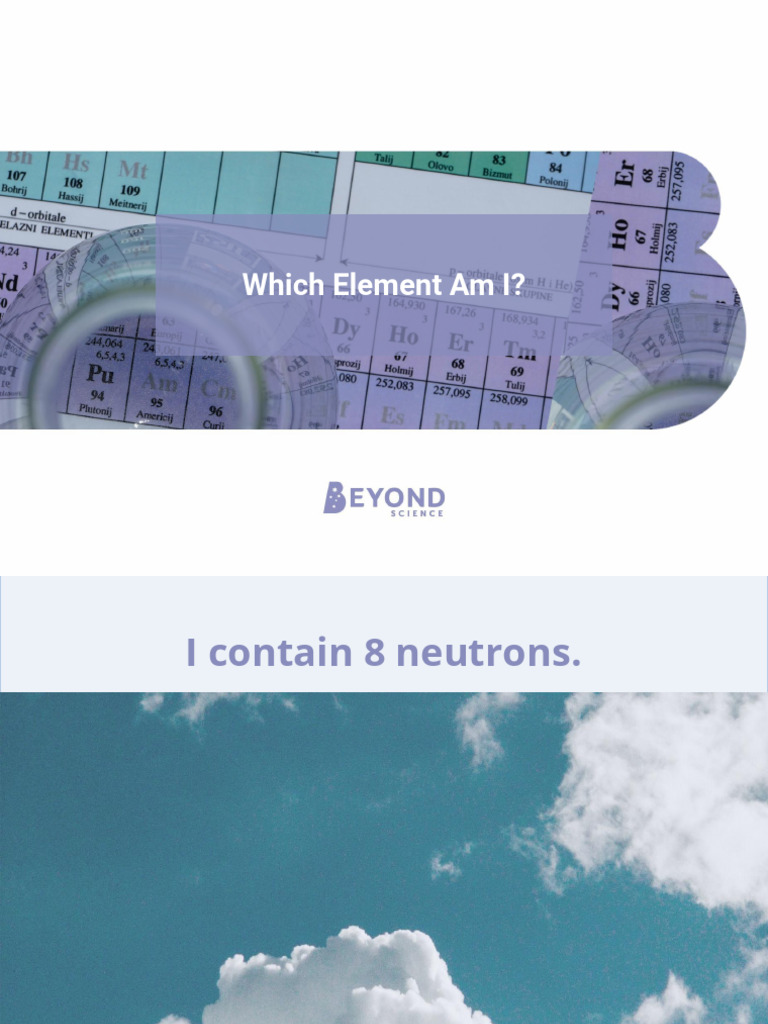 Quiz Which Element Am I | PDF