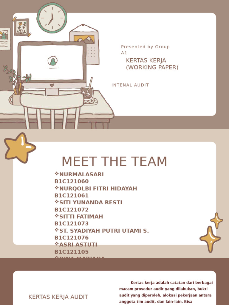 Kertas Kerja - Matkul Audit Internal - Kelompok 1a-1 | PDF