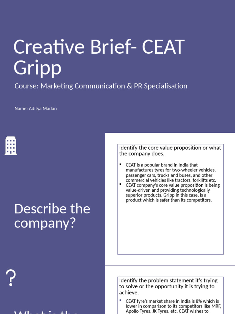 DM Mica Ceat Aditya Madan | PDF | Brand | Tire