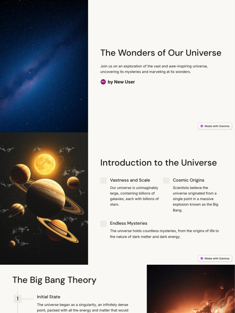 The Wonders of Our Universe | PDF | Universe | Galaxy