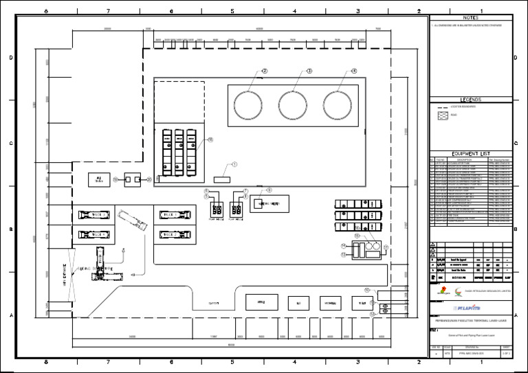 Lawe-Lawe Terminal General Plot Plan | PDF | Oil | Liquids