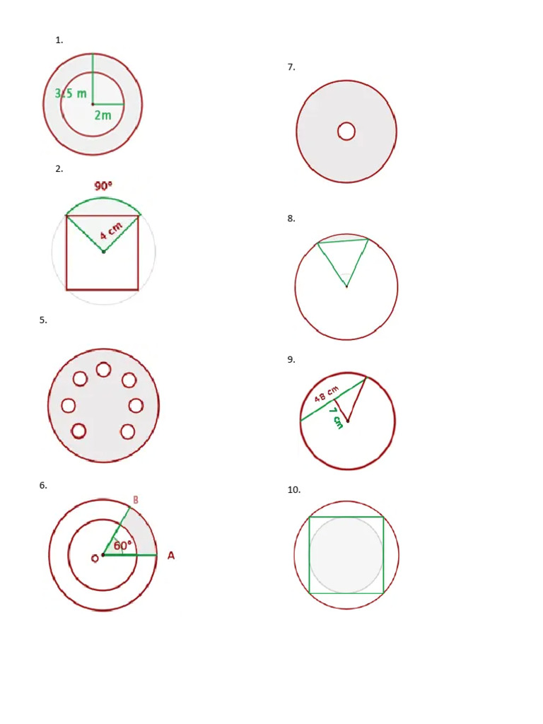 Word Problem 1 Diagrams Circles | PDF