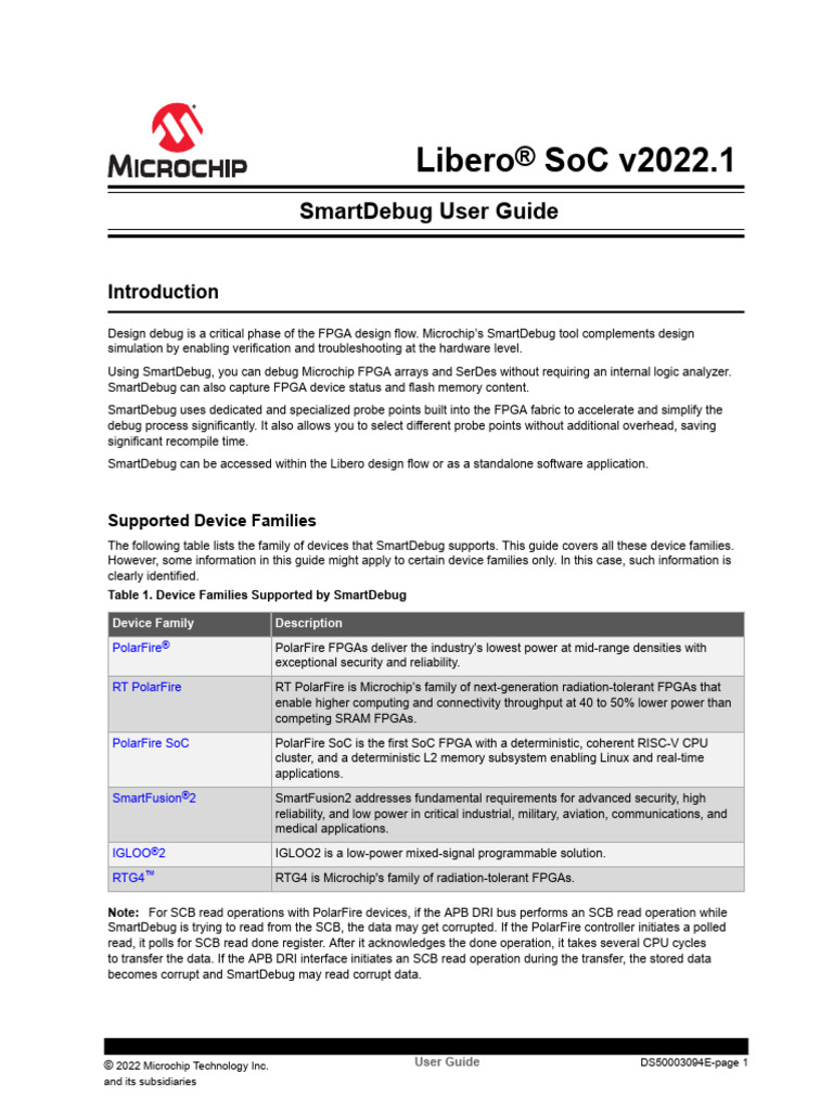 smartdebug_ug (1) | PDF | Field Programmable Gate Array | System On A Chip