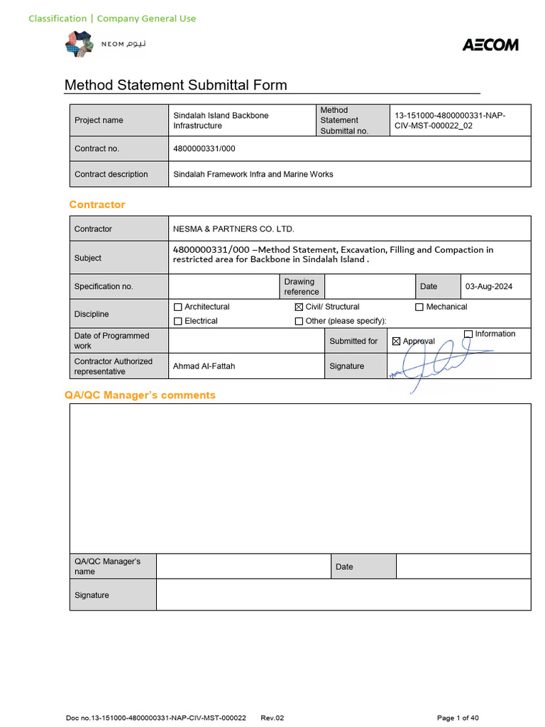 13 151000 4800000331 Nap Civ MST 000022 - 02 | PDF | Risk ...