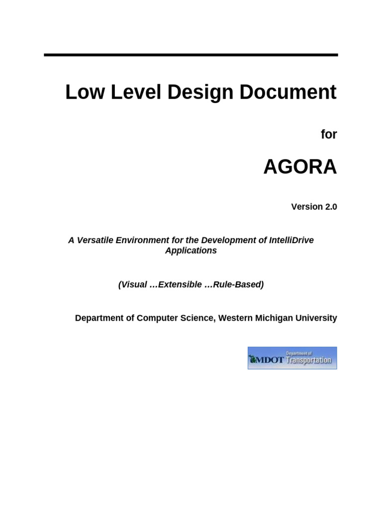 AGORA Low Level Design Document Rev2 | PDF | Computing | Computer Science