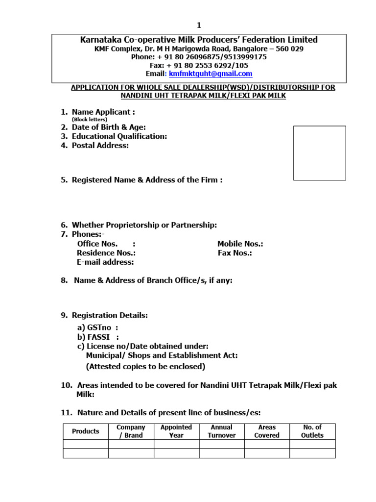 New UHT Application for WSD Distributiorship | PDF | Arbitral Tribunal ...